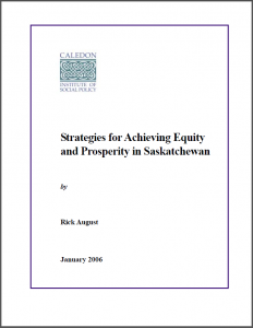 Strategies for Achieving Equity and Prosperity in Saskatchewan – Rick ...